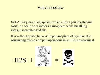 Self Contained Breathing Apparatus and slide | PPT