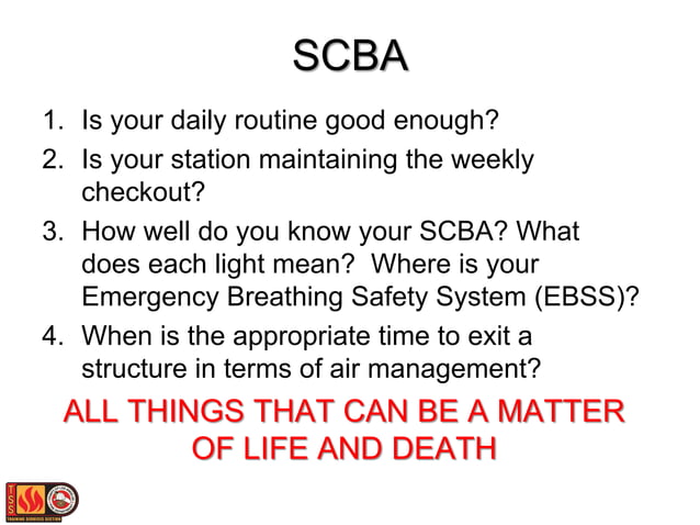 Materi SCBA (Self Contained breathing Apparatus) | PDF