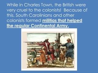 Sc battles of the american revolution | PPT