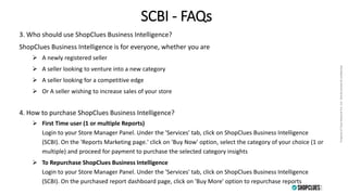 ShopClues Business Intelligence Service (SCBI) FAQs | PPT
