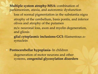 Neurodegenerative disorders | PPTX