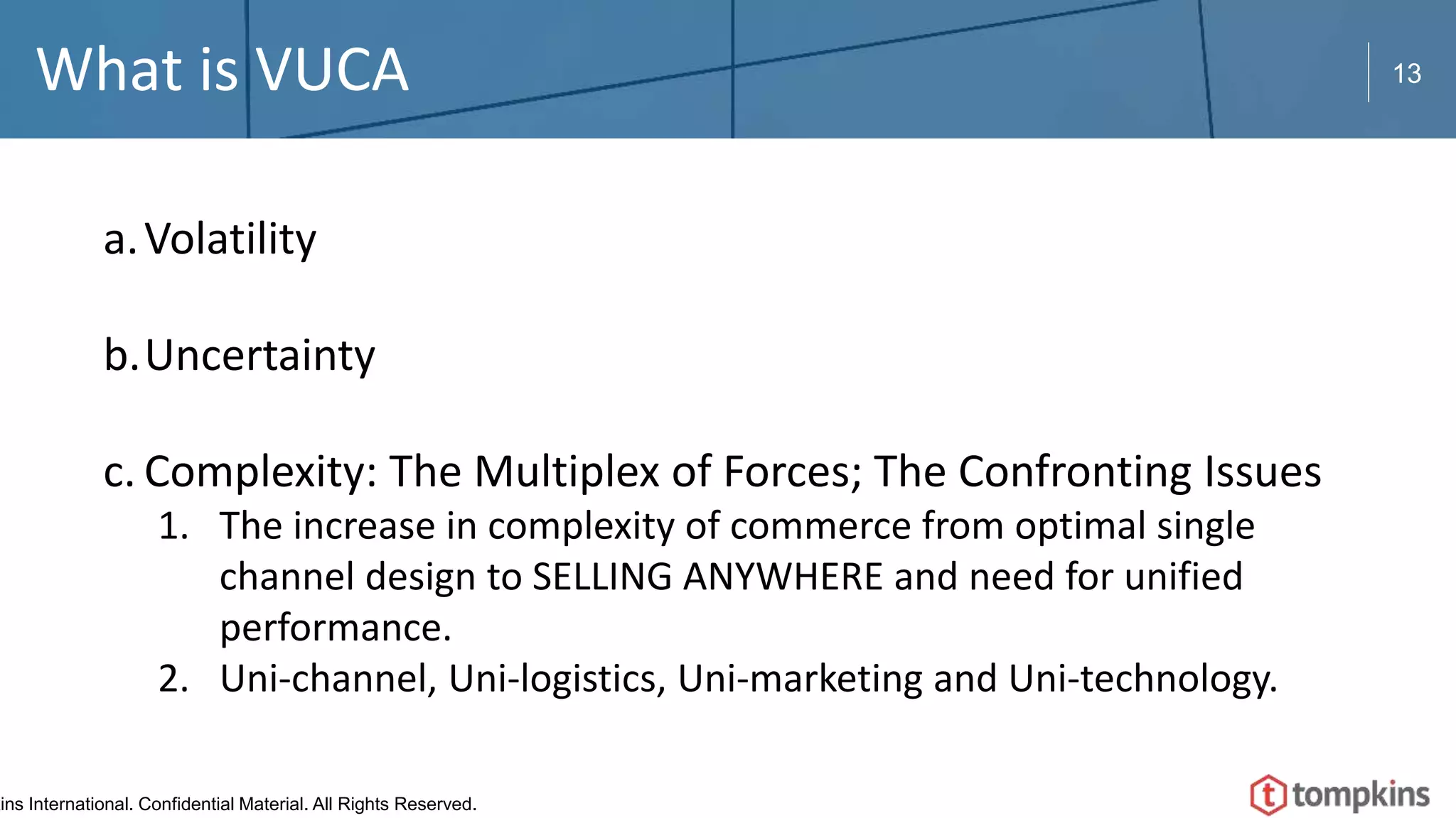 Trends in Supply Chain: The Beyond Belief Impacts of VUCA on Supply ...