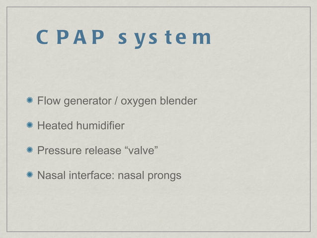 SCBU CPAP DR STEVE WONG | PPT