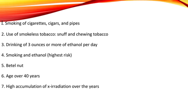 Squamous Cell Carcinoma Oral Cancer Ppt Ppt