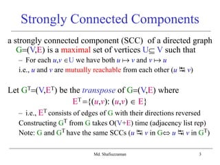 Strongly Connected Components | PPT