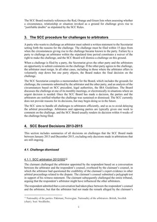 Scc decisions-on-challenges-to-arbitrators-2013-2015 | PDF