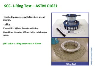 Self Consolidating Concrete-Designing & Tsting | PPT | Civil ...