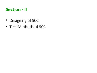 Self Consolidating Concrete-Designing & Tsting | PPT | Civil ...