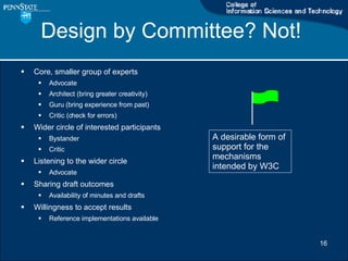 Standardization: Overcoming Design by Committee | PPT