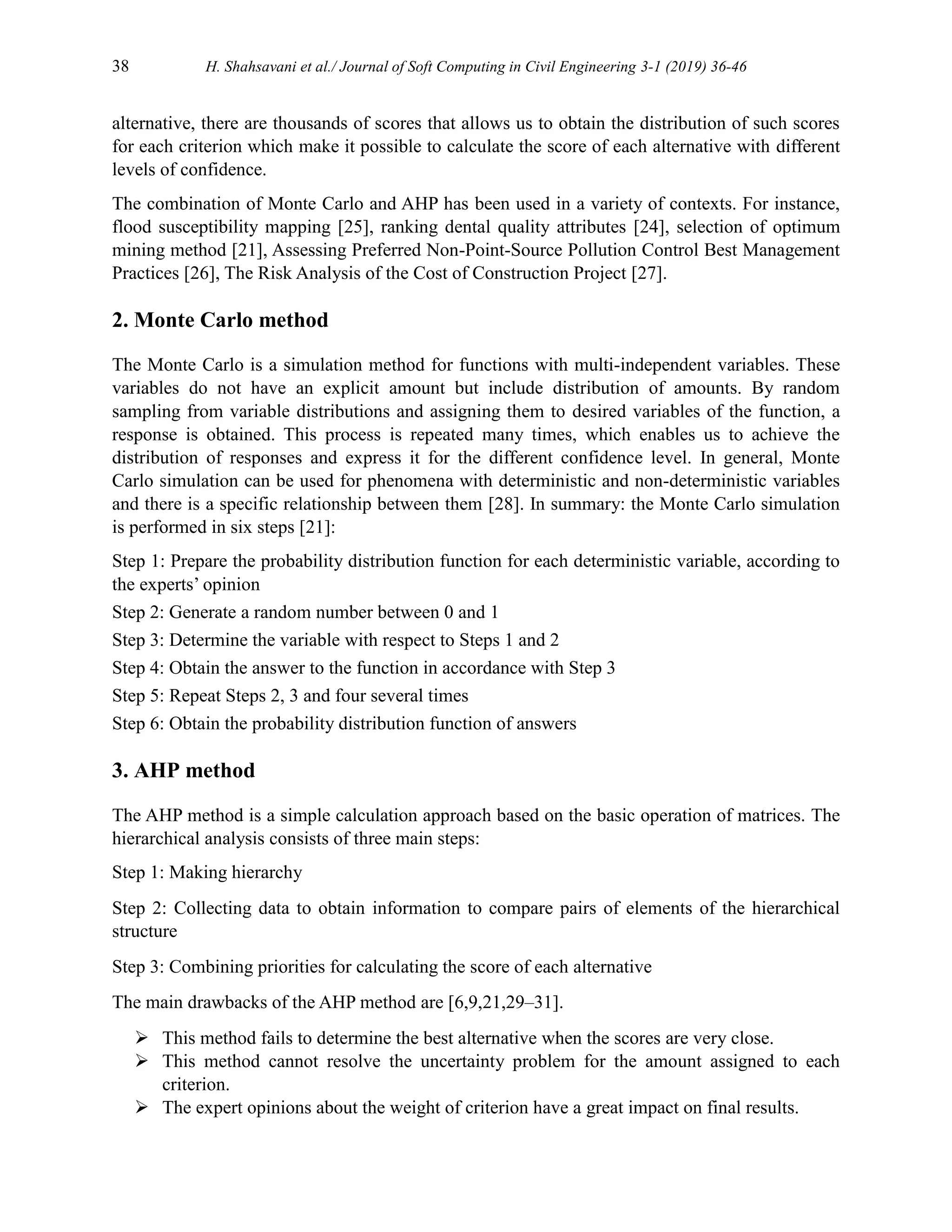 Site Selection for Limestone Paper Plant Using AHP-Monte Carlo Approach ...
