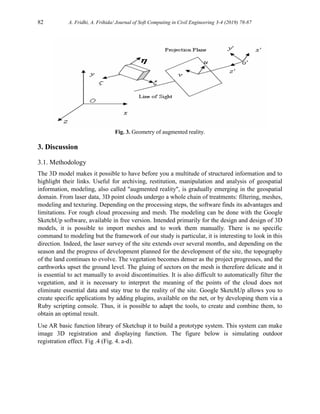 GIS 3D and Science of Augmented Reality: Modeling a 3D Geospatial ...