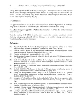 GIS 3D and Science of Augmented Reality: Modeling a 3D Geospatial ...