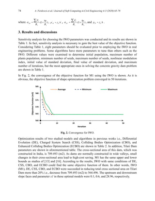 Shape Optimization of Gravity Dams Using a Nature-Inspired Approach | PDF