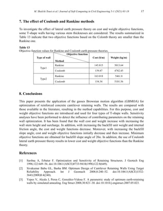 Optimizing Reinforced Concrete Cantilever Retaining Walls Using Gases Brownian Motion Algorithm ...