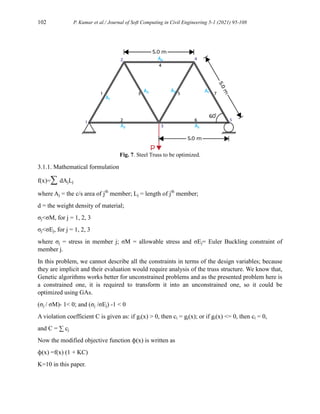 A Modified Genetic Algorithm in C++ for Optimization of Steel Truss Structures | PDF