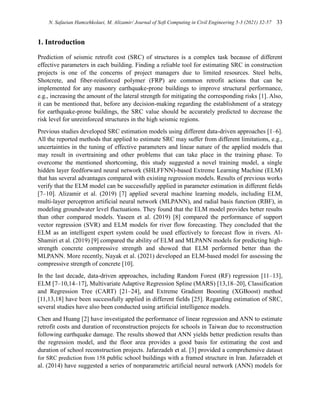 Performance Evaluation of Machine Learning Algorithms for Seismic Retrofit Cost Estimation Using ...