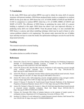 Deep Neural Network-Based Storey Drift Modelling of Precast Concrete Structures Using RStudio | PDF
