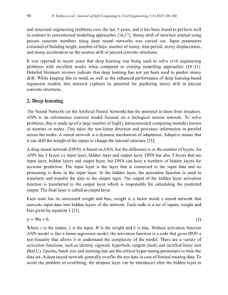 Deep Neural Network-Based Storey Drift Modelling of Precast Concrete Structures Using RStudio | PDF