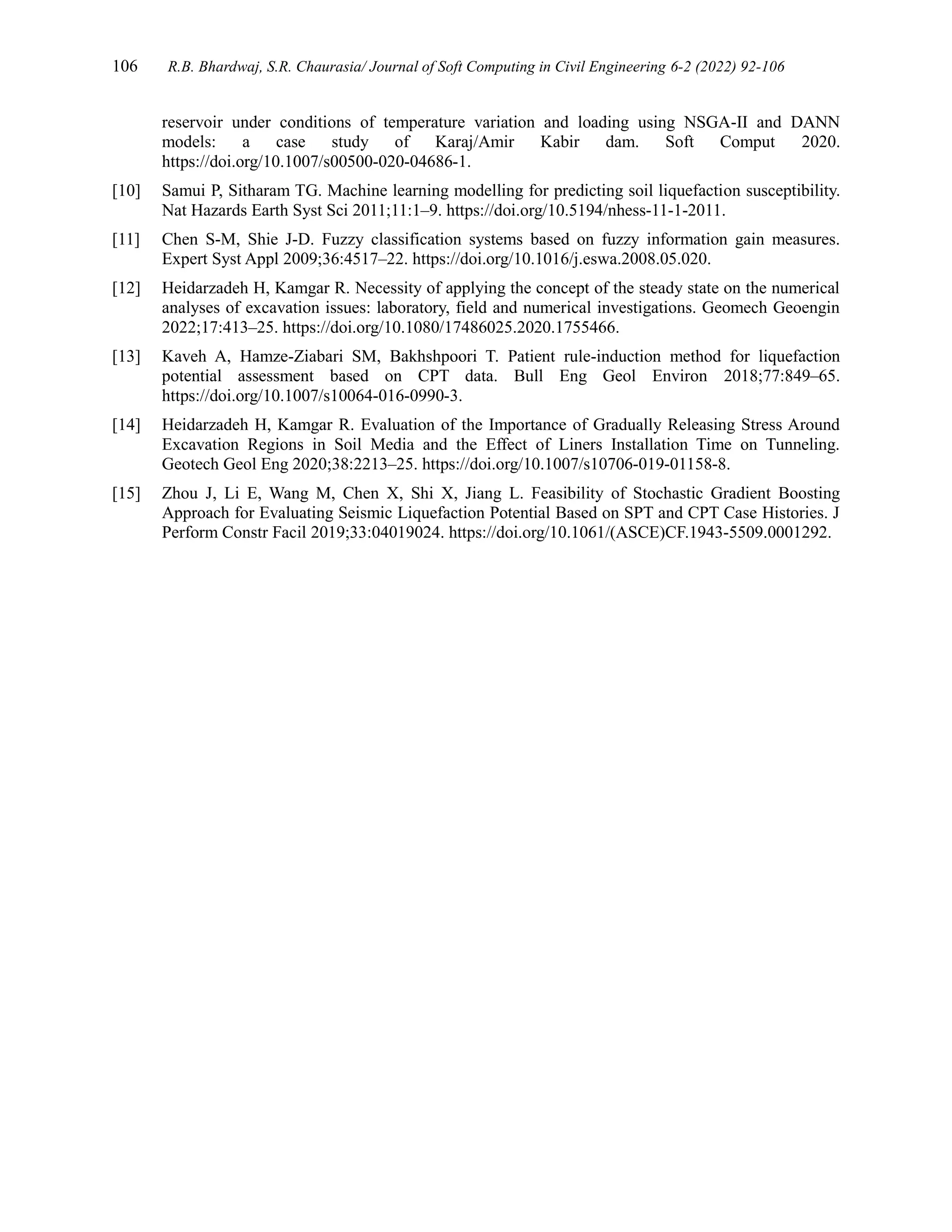 Use of ANN, C4.5 and Random Forest Algorithm in the Evaluation of Seismic Soil Liquefaction | PDF