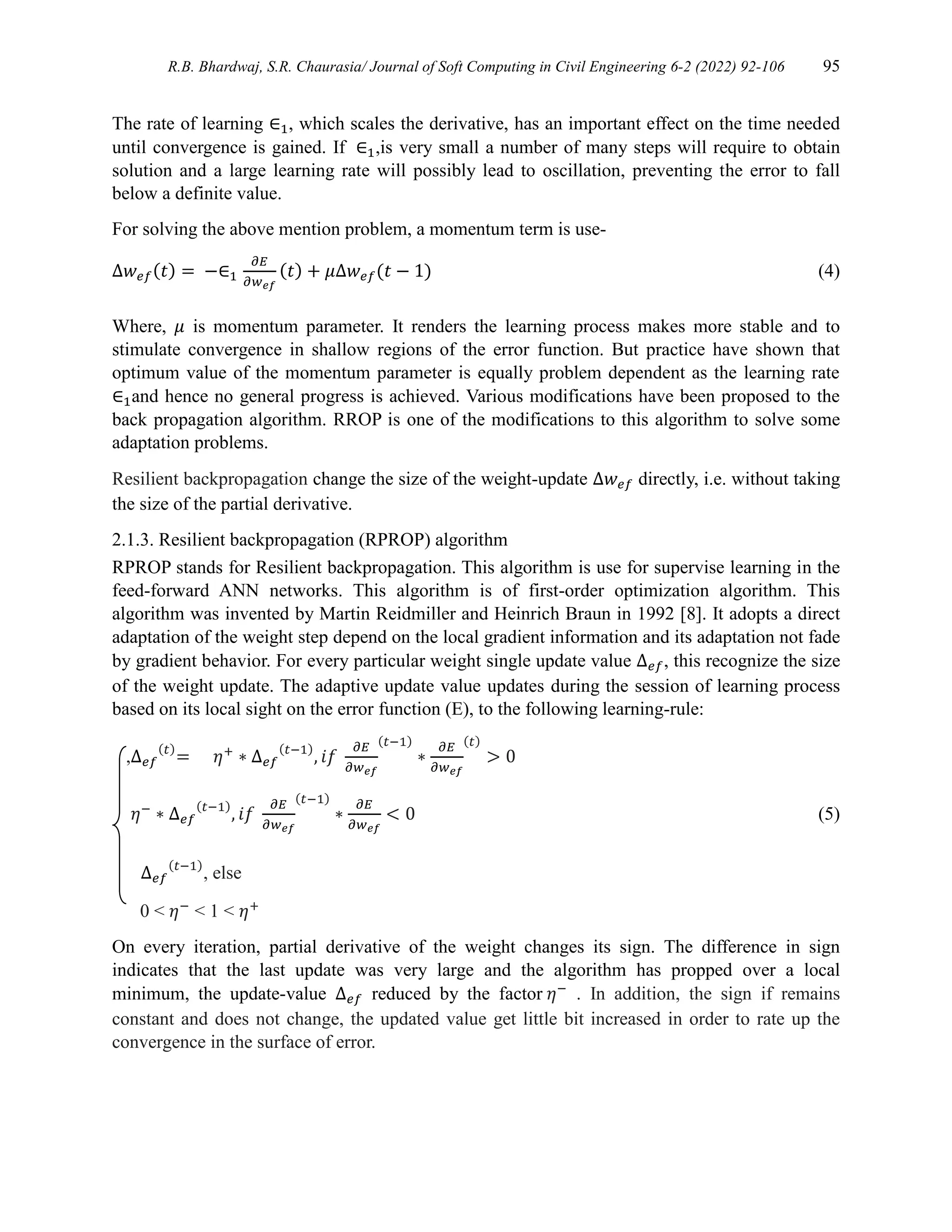 Use of ANN, C4.5 and Random Forest Algorithm in the Evaluation of Seismic Soil Liquefaction | PDF