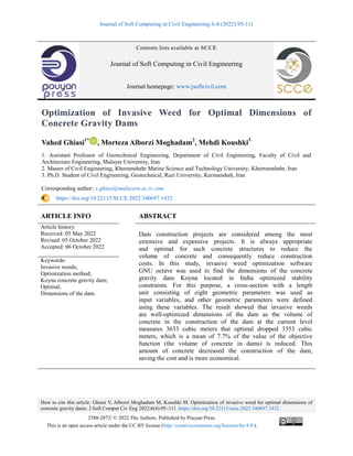 Optimization of Invasive Weed for Optimal Dimensions of Concrete ...