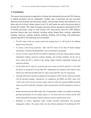 Models Development for Asphalt Pavement Performance Index in Different Climate Regions Using ...