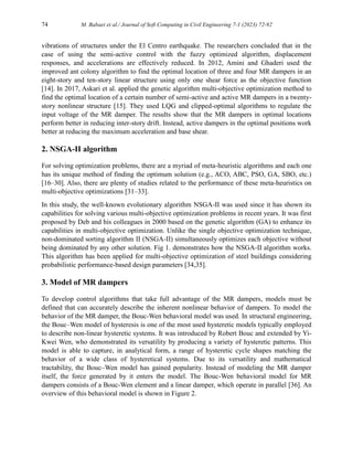 Optimal Design of MR Dampers Using NSGA-II Algorithm | PDF