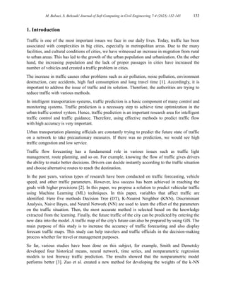 ‏Spatial Data-Driven Traffic Flow Prediction Using Geographical Information System | PDF