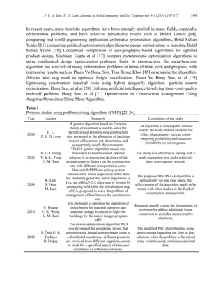 Utilizing Artificial Intelligence to Solve Construction Site Layout Planning Problems | PDF