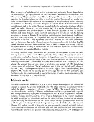 Axial Capacity Estimation of FRP-strengthened Corroded Concrete Columns | PDF