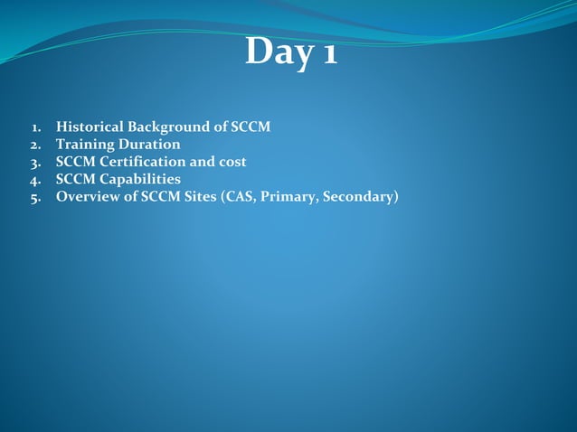 SCCM Training Tutorials | SCCM Online Training | PDF | Computer ...