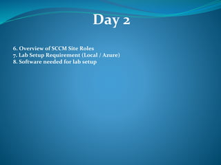 SCCM Training Tutorials | SCCM Online Training | PDF