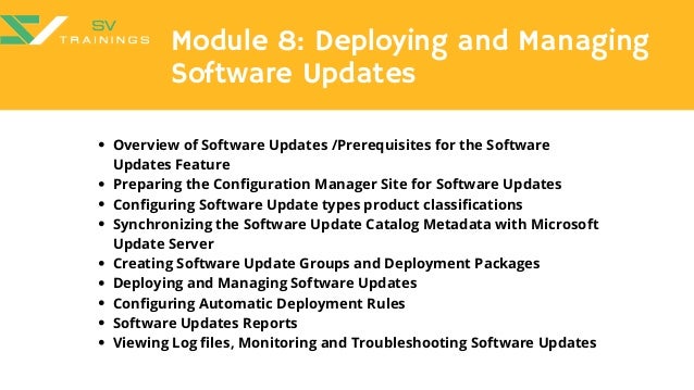 Sccm online training | PDF