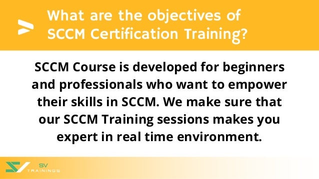 Sccm online training | PDF