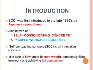 Scc-Self compacting concrete | PPTX