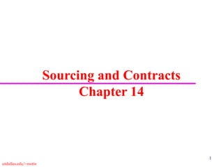 Sourcing and Contract Management _Service Ops | PPT