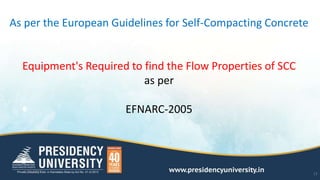SELF-COMPACTING CONCRETE (SCC) | PPT