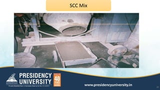 SELF-COMPACTING CONCRETE (SCC) | PPT