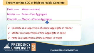 SELF-COMPACTING CONCRETE (SCC) | PPT