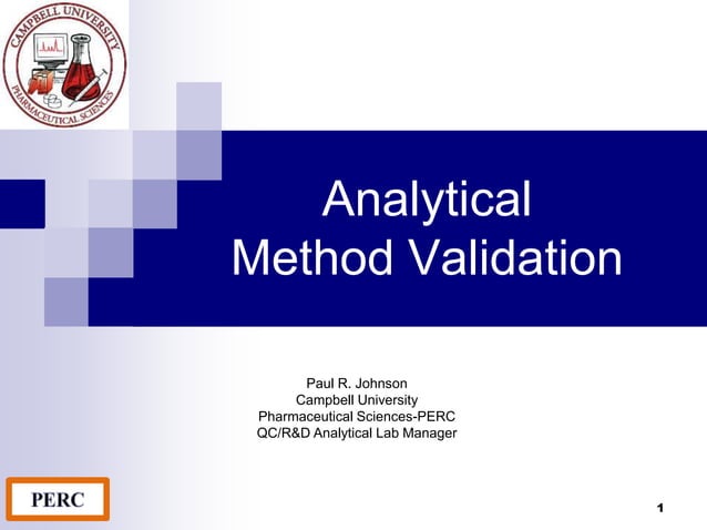 Analytical Method Validation | PPTX | Pharmaceutical Industry | Industries