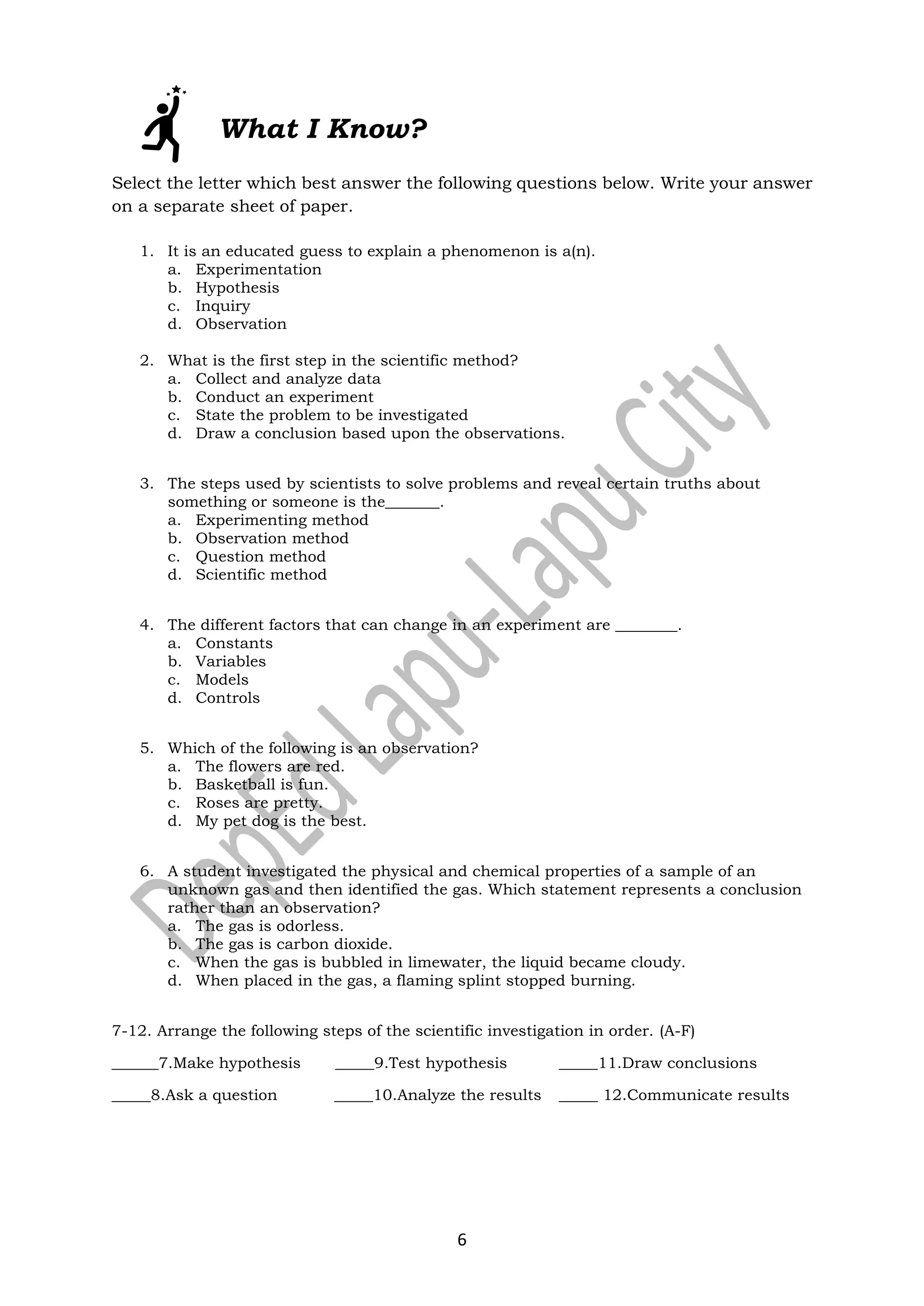 (SCC) RESEARCH7 Q1 W1.pdf its scientific methods for grade 7 learners | PDF