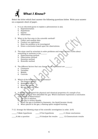 (SCC) RESEARCH7 Q1 W1.pdf its scientific methods for grade 7 learners | PDF