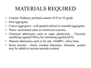 self-compacting concrete | PPTX