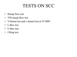 self-compacting concrete | PPTX