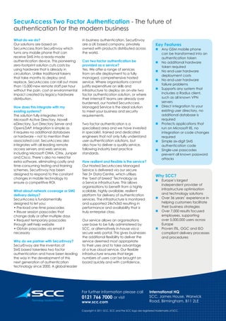 Scc soft token datasheet | PDF