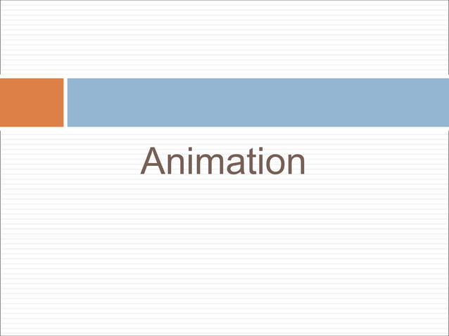 Scct2013 topic 4_animation | PPT | Computer Animation | Computer Software and Applications