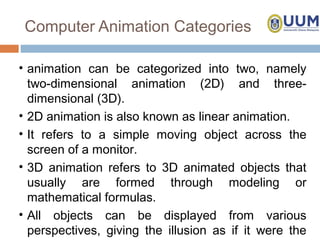 Scct2013 topic 4_animation | PPT | Computer Animation | Computer ...