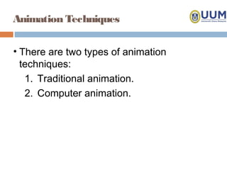 Scct2013 topic 4_animation | PPT | Computer Animation | Computer Software and Applications