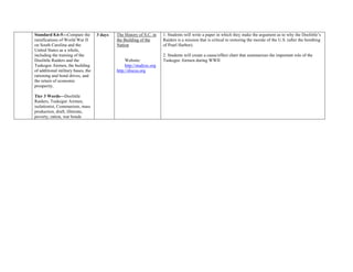 Sc curriculum guide | DOCX