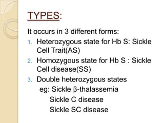 sickle cell syndrome | PPTX